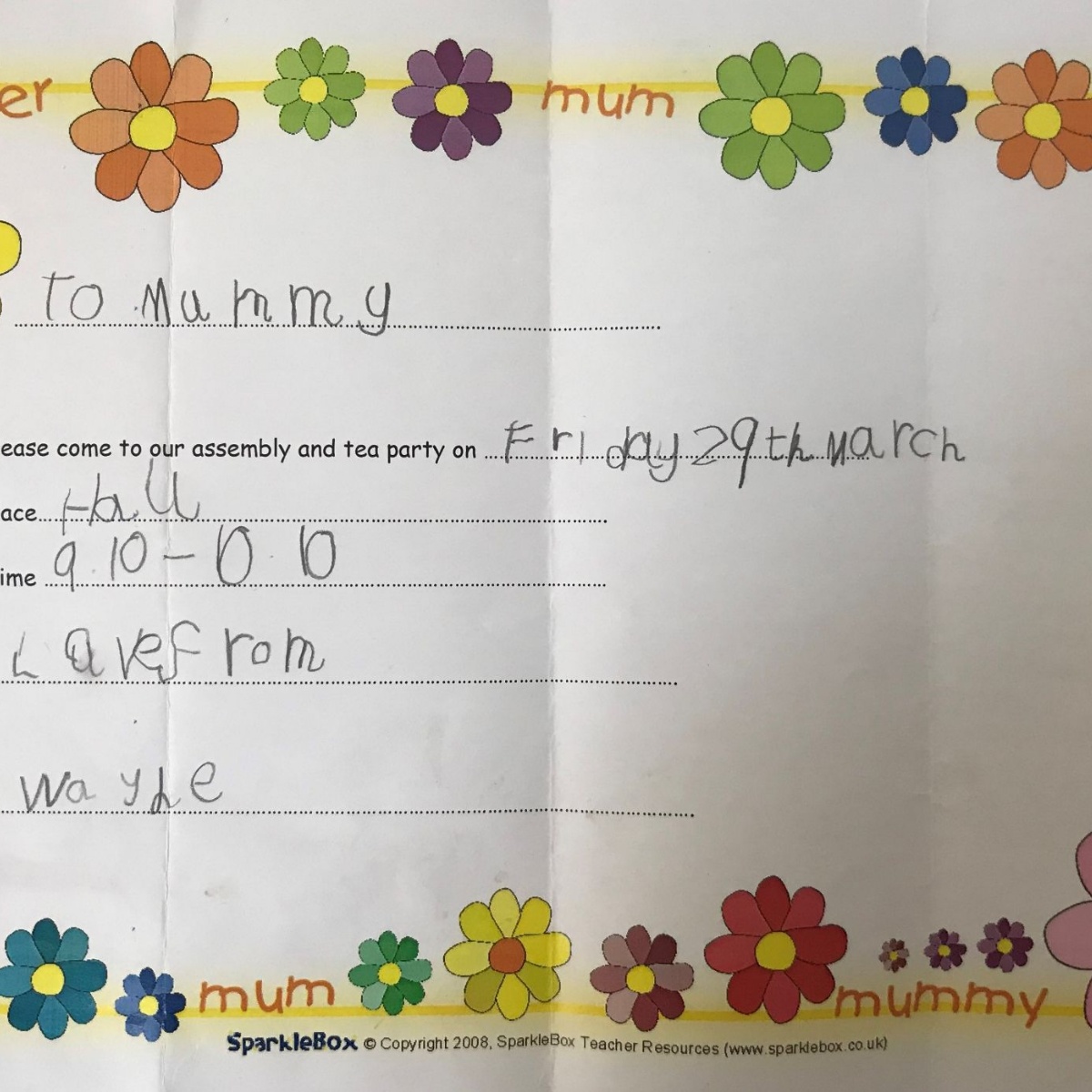 Lawnside Academy - Early Years' Mothers' Day Assembly