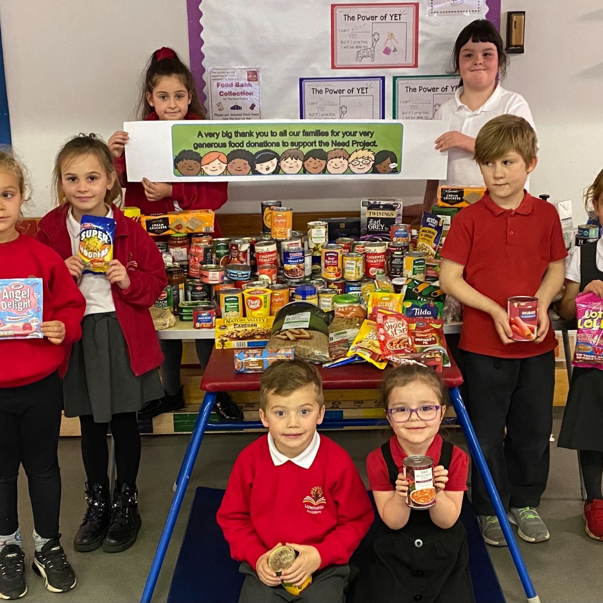 Lawnside Academy - Food Donations for The Need Project
